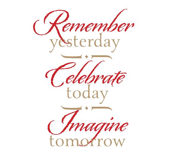 Remember yesterday... Celebrate today... Imagine tomorrow Decal ...