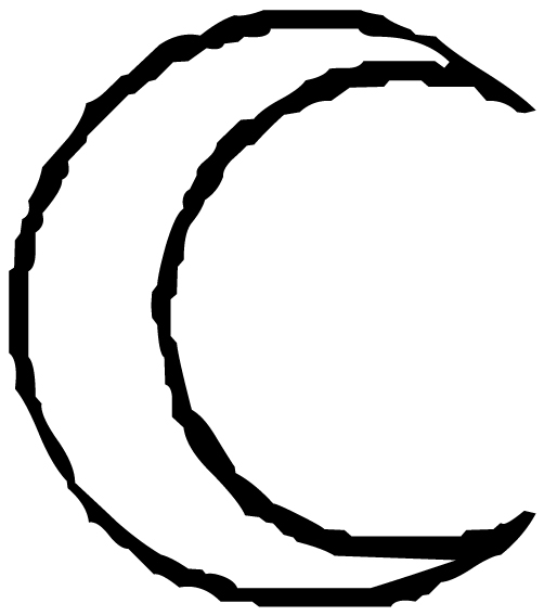 Moon - Lettering Art - 11-2 - WiseDecor Wall Lettering